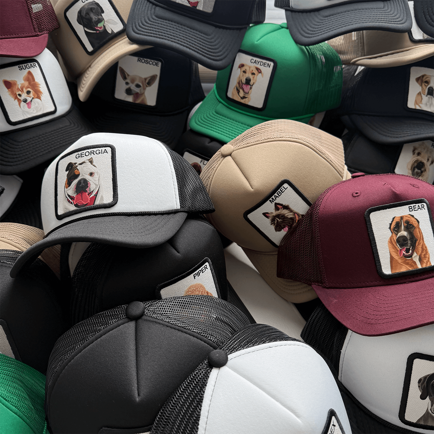 PERSONALIZED PET PATCH TRUCKER HAT – Pet Friends